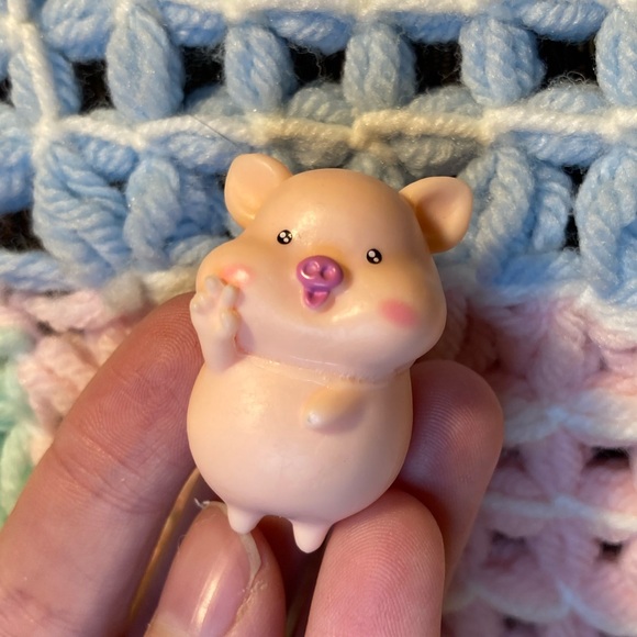 Toys | B1g2 Kawaii Peace Sign Plastic Pig Buy 1 Get 2 Free | Poshmark